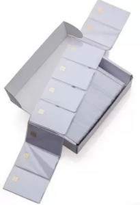 Thermal White Chip Cards for Thermal Printer Evolis Zebra Fargo Data ...