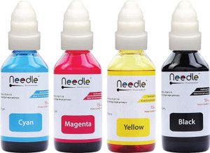 Needle G4000, G4010 Black + Tri Color Combo Pack Ink Bottle - Needle ...