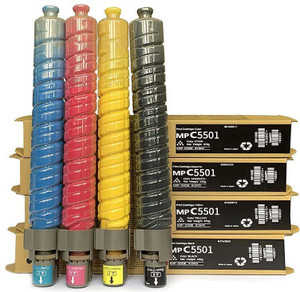 Flicker DCRC5501COMBO Black + Tri Color Combo Pack Ink Toner - Flicker ...