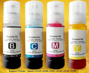 wetech Premium Quality ink For L5190,L3150,L3110,L1110,L4150 ...