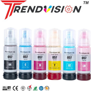 trendvision 057 Combo Ink Bottle for USE in L8050 L18050 Printer Black ...