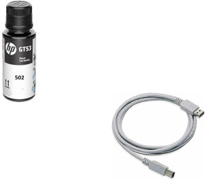 HP ORIGINAL INK BOTTLE FOR 502 INK TANK PRINTER FREE 1.5 MTR PRINTER ...