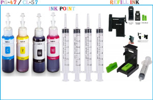 INK POINT Refill INK For Canon Pg47 and Cl57 Cartridge Compatible for ...