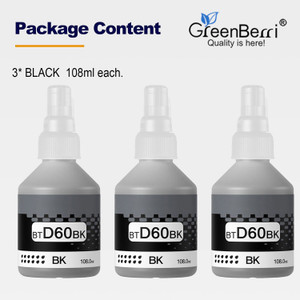 GREENBERRI ink compatible for Brother DCP-T220/T420/T520/T820/T920/T310 ...