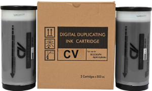 Daiki CV Black Ink for use in Riso CV 3030/3130/3230 Duplicator, Set of ...