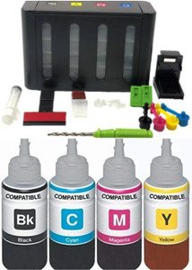 INKTECH Ink Tank Kit Universal for HP, ,& Printers Tri-Color Black ...