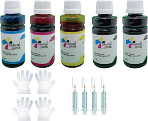 cartridgecolours hp and canon cartridge printer Black + Tri Color Combo ...