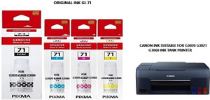 Pixma CANON PIXMA ORIGINAL INK SUITABLE FOR G3020 G3021 G3060 Ink Tank ...