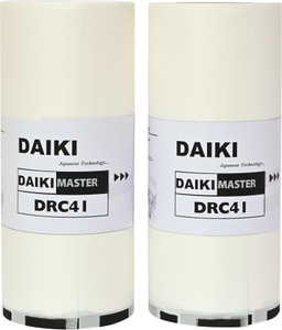 Daiki DRC 41 A4 Master Roll for DUPLO Duplicator, 2 Rolls per Box Black ...