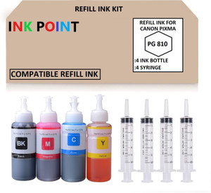 inkpoint REFILL INK FOR CANON PIXMA Compatible for PG810 CL811(100ml ...