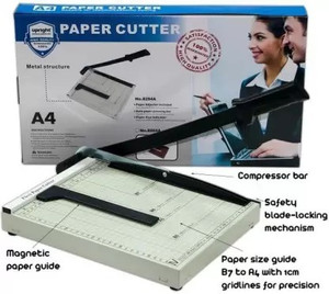 XIAMAN A4 PAPER CUTTER STEEL PLATFORM A4 Plastic Grip Hand-held Paper ...