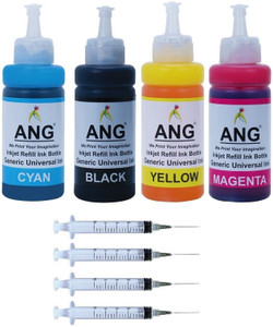 Ang Refill ink For HP DESKJET 2621 AIO Printer 100 ML Each Bottle With ...
