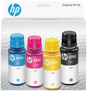 HP GT Black + Tri Color Combo Pack Ink Bottle - HP : Flipkart.com