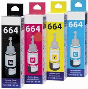 FINE T664 Multi Ink Bottle Compatible Printer for L130, L220, L360 ...