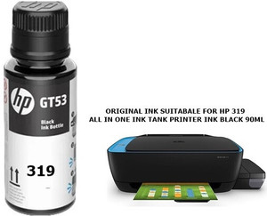 HP 319 INK TANK PRINTER INK ALL IN ONE ORIGINAL INK Black Ink Bottle ...