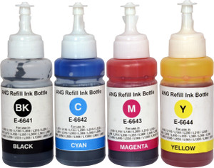 Ang Refill Ink Bottle -70 ml Compatible For Use in Epson L130 Printer ...