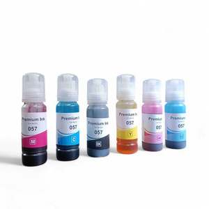 Go Toner cartridge 057 Ink Set Pack Of 6 Use In Epson L8050 , L18050 ...