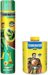 Terminator Termite Killer Wood Preservative 320 ml Spray + 250 ml ...