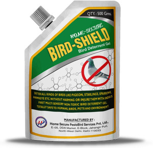 Home-Secure Bird-Shield Bird Repellent Gel, Non-Toxic, Safe Pigeon ...