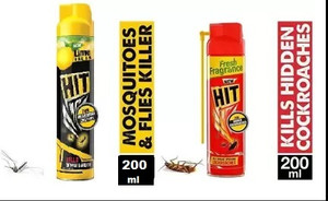 Hit Red + Lime Crawing Insect Killer Spray ^^ 200ml (Pack of 2) - Buy ...