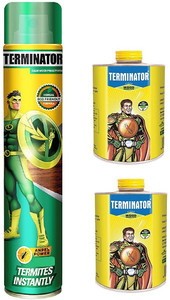 Terminator Termite Killer Wood Preservative 320ml Spray + 2 x 250ml ...