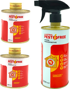 Pestofree Wood Protector Termite Killer 500ml Spray + 2 x 250ml Refill ...