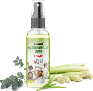 Brawn Natural Insect Repellent Spray for Babies (3 months+), Safe on ...