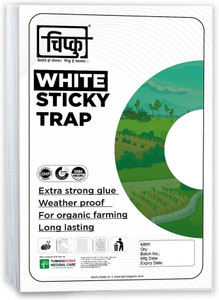 Chipku A4 White Sticky Trap For Garden and Farm, To control, Red Mites ...