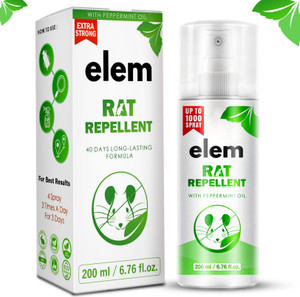 ELEM Rat Repellent Spray For Home & Cars | 100% Natural & Effective ...
