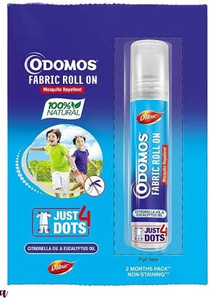 Dabur Odomos Fabric Roll-On Mosquito Repellent 8ML x 6U - Buy Baby Care ...
