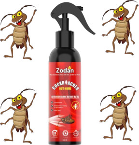 Zodan Cockroach Repellent Spray, Anti Roach Gel, cockroach, cockroach ...