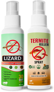 Mitex Lizard & Termite Spray Combo | Herbal Repellent | Safe ...