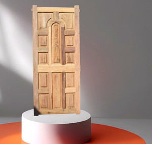 La Furniture 12 Small Pannel Segun Wooden Door Palla Interior Door ...