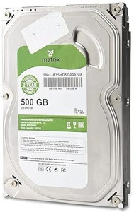 MATRIX HARD DRIVE 500 GB 500 GB Desktop White SATA III Internal Hard ...
