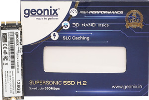GEONIX M.2 SSD 128 GB Desktop, Laptop, All in One PC's Black M.2 ...