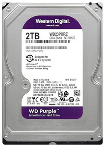 WD Purple 2 TB Surveillance Systems Purple SATA Internal Hard Disk ...