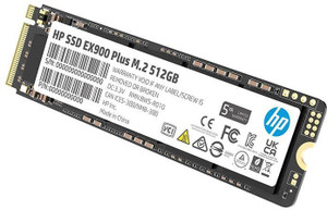 HP EX900 Plus 512GB NVMe M.2 GEN 3.0 X 4 PCIe 8Gb/s SSD 512 GB Laptop ...