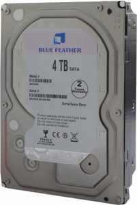 Blue Feather SATA 3.5 inch 4 TB Desktop, Surveillance Systems Silver ...