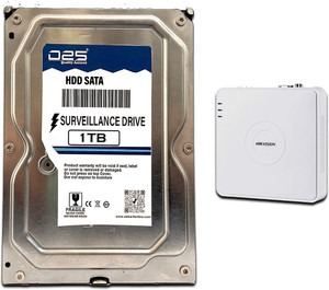 D25 Video 1TB Hard Disk for HIKVISION DS-7108HGHI-K1 8 Channel HD CCTV ...