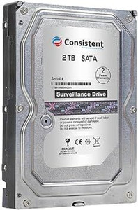 Consistent Sata 2 TB Desktop, Surveillance Systems Silver SATA Internal ...