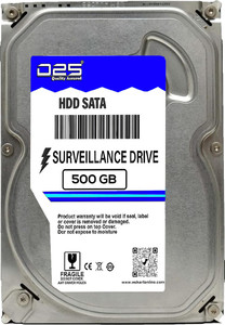 D25 Video 500GB Hard Disk for CP PLUS (CP-UVR-0401E1-CS) 4 Channel CCTV ...
