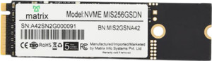 MATRIX NVME SOLID STATE DRIVE 256 GB Desktop, Laptop, All in One PC's ...