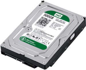 WD Green hd 500 GB Desktop White, Silver, Green SATA Internal Hard Disk ...