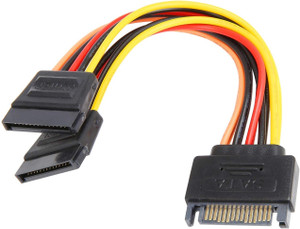 AD NET-POWER OF SPEED 15 Pin SATA Power Y-Splitter Cable (6-inches ...