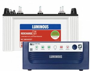 LUMINOUS Eco Watt Neo 900 VA with RC18000ST Tubular Inverter Battery ...
