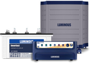 LUMINOUS Power Sine 800 Pure Sine Wave 700VA/12V Inverter with ILTJ ...