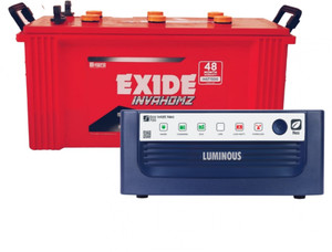 EXIDE Inva Homz IHST1500 with Luminous Eco Watt Neo 700 Tubular ...