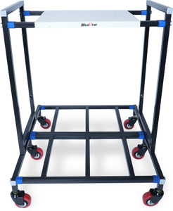 NEOSTAR Double Battery Heavy Metal Trolley for Inverter and Battery ...