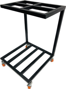 SOMRAJ Double Inverter-Battery Metal Trolly Stand with heavy wheels ...