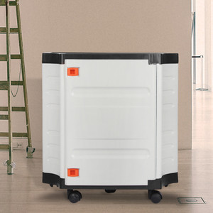 LIBERTY HOME UPS CABINET FEB_TROLLY_BLACK_4 Trolley for Inverter and ...